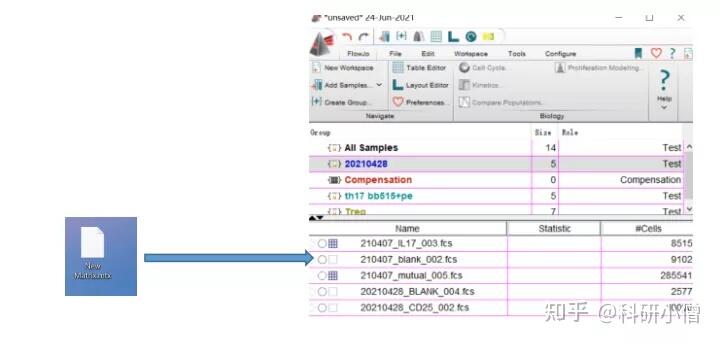【罗工流式秘籍34】话说flowjo上没有补偿矩阵还能调补偿么？ - 哔哩哔哩