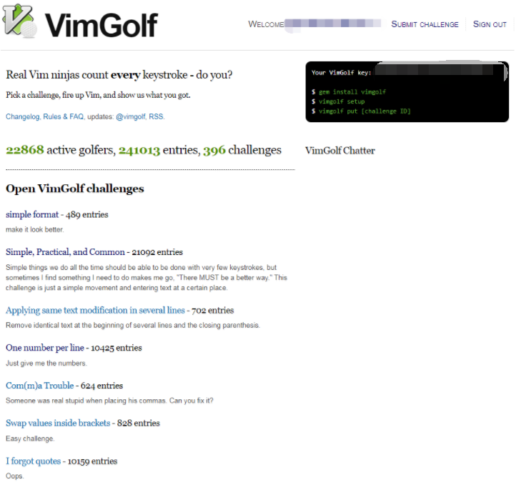 vimgolf使用简介 - 哔哩哔哩