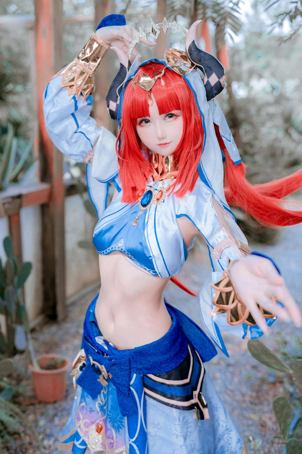 越南人气coser「Kuuko W」展示了Nyi Lo在《Genshin Impact》中的cosplay - 哔哩哔哩