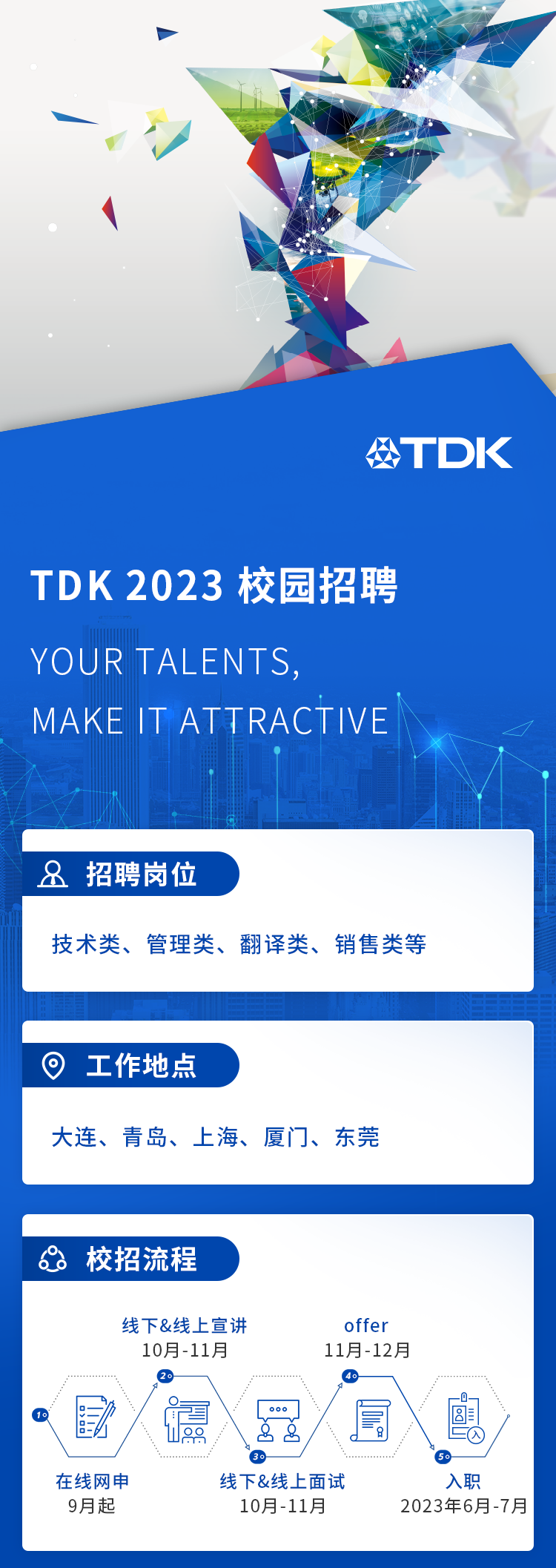 嘿，就等你了！TDK 2023 校园招聘正式启动! - 哔哩哔哩