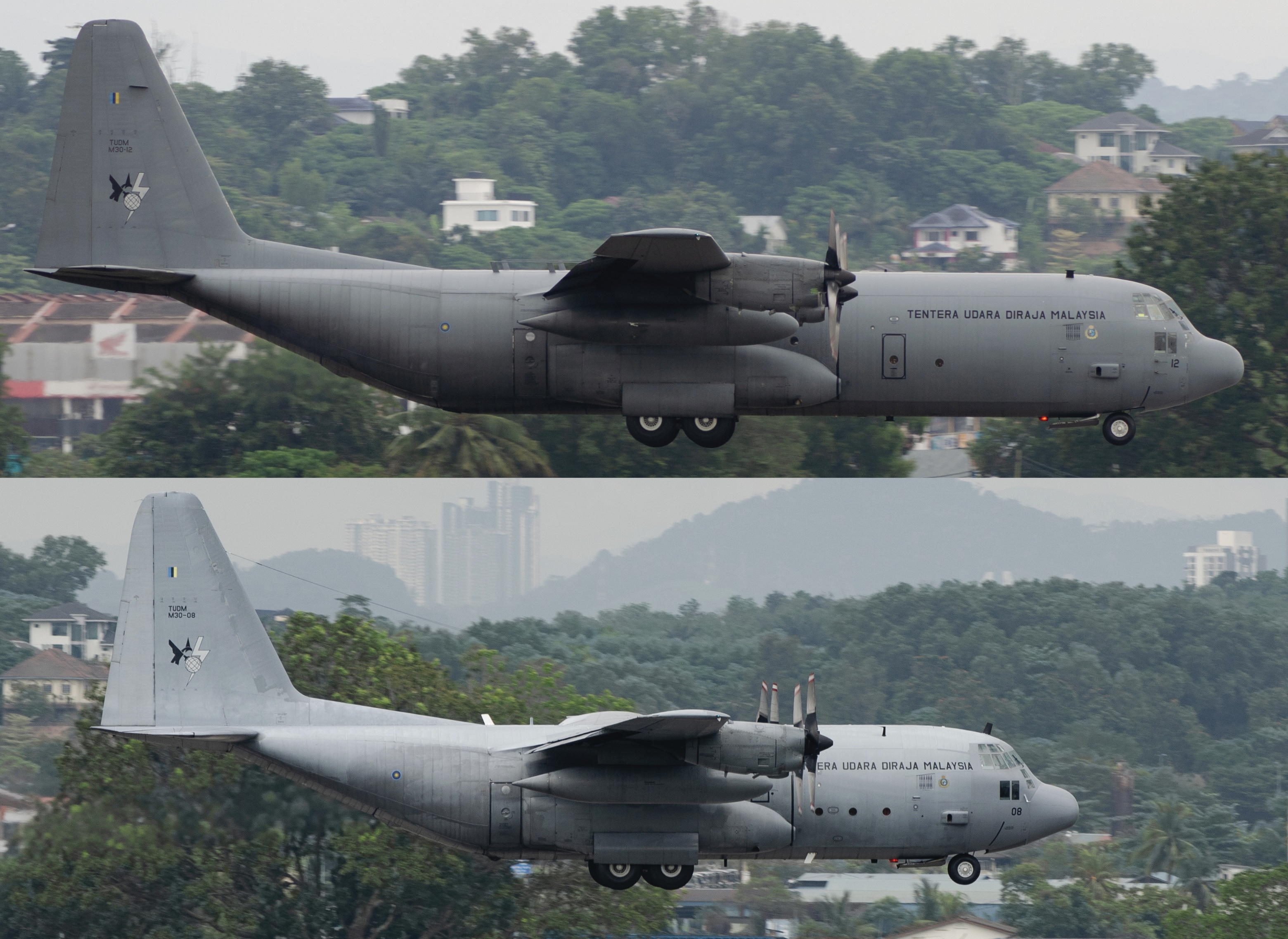 马来西亚皇家空军C-130H运输机及其与C-130H-30对比 - 哔哩哔哩