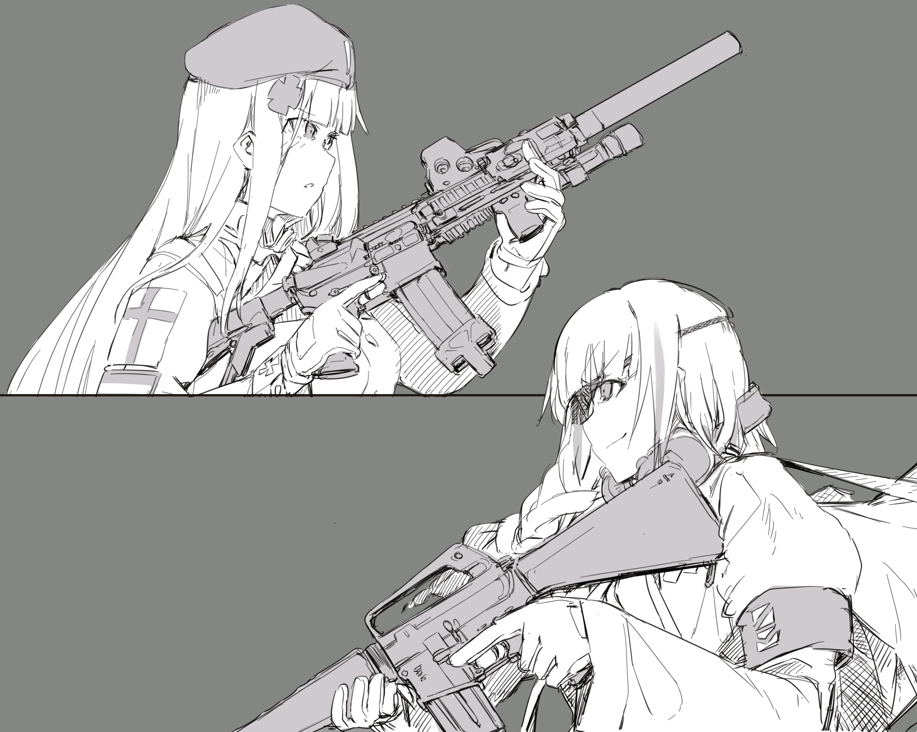 枪械 武装 少女 战斗 哔哩哔哩