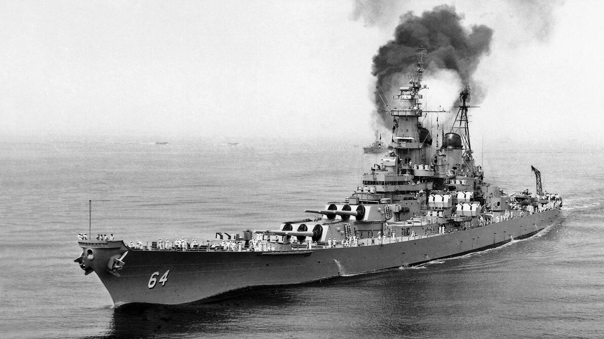 【美国战列舰图片极简史-下】从BB-1印第安纳到BB-71路易斯安那 - 哔哩哔哩