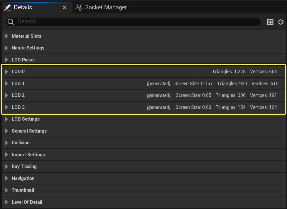 UE5管理内容-为静态网格体自动生成LOD - 哔哩哔哩
