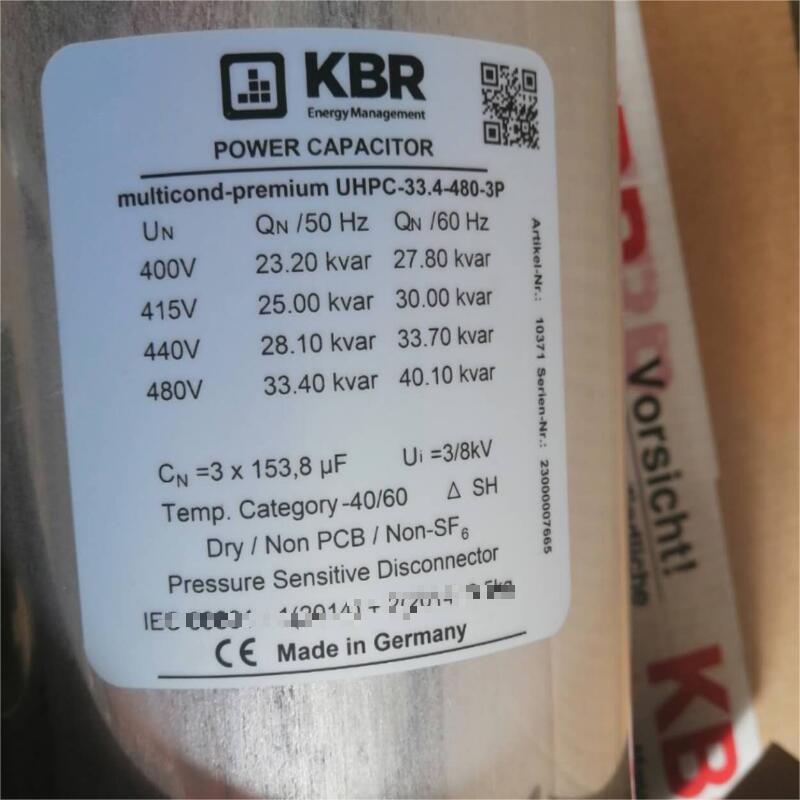 德国 KBR UHPC-40.0-525-3P 电容器 - 哔哩哔哩