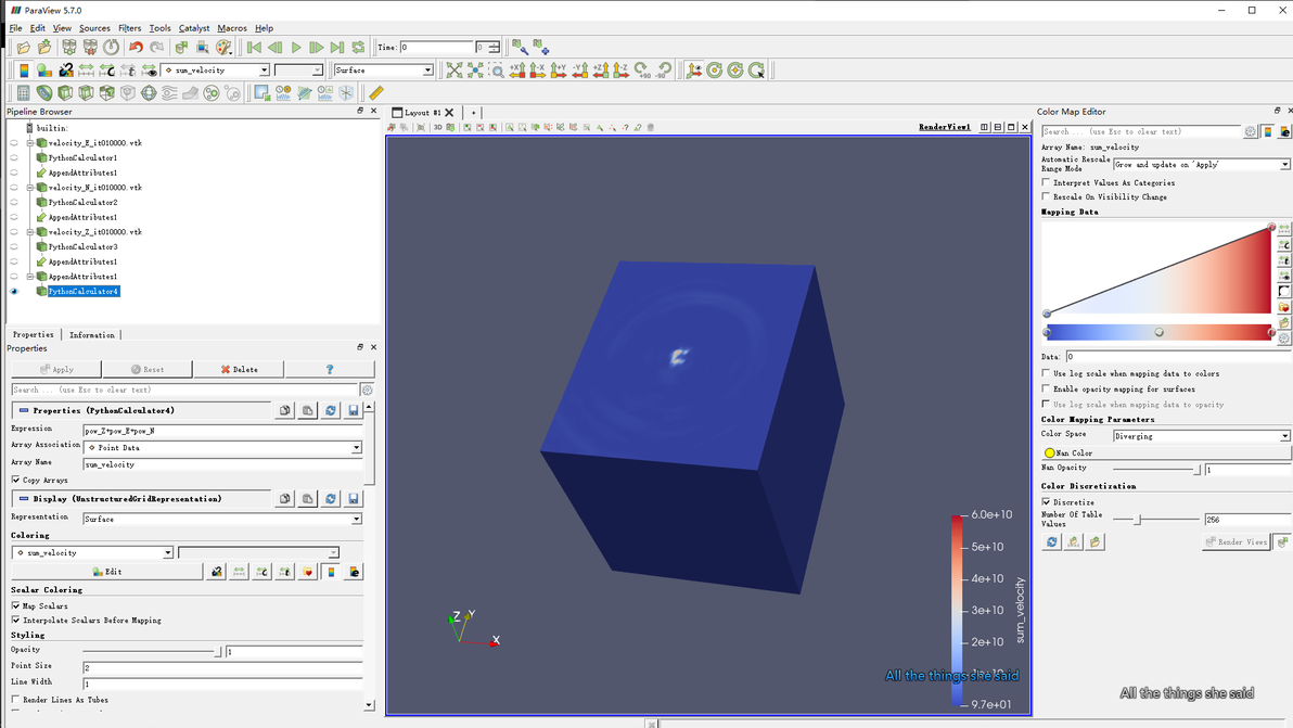 利用Paraview内置编程计算处理vtk文件 - 哔哩哔哩
