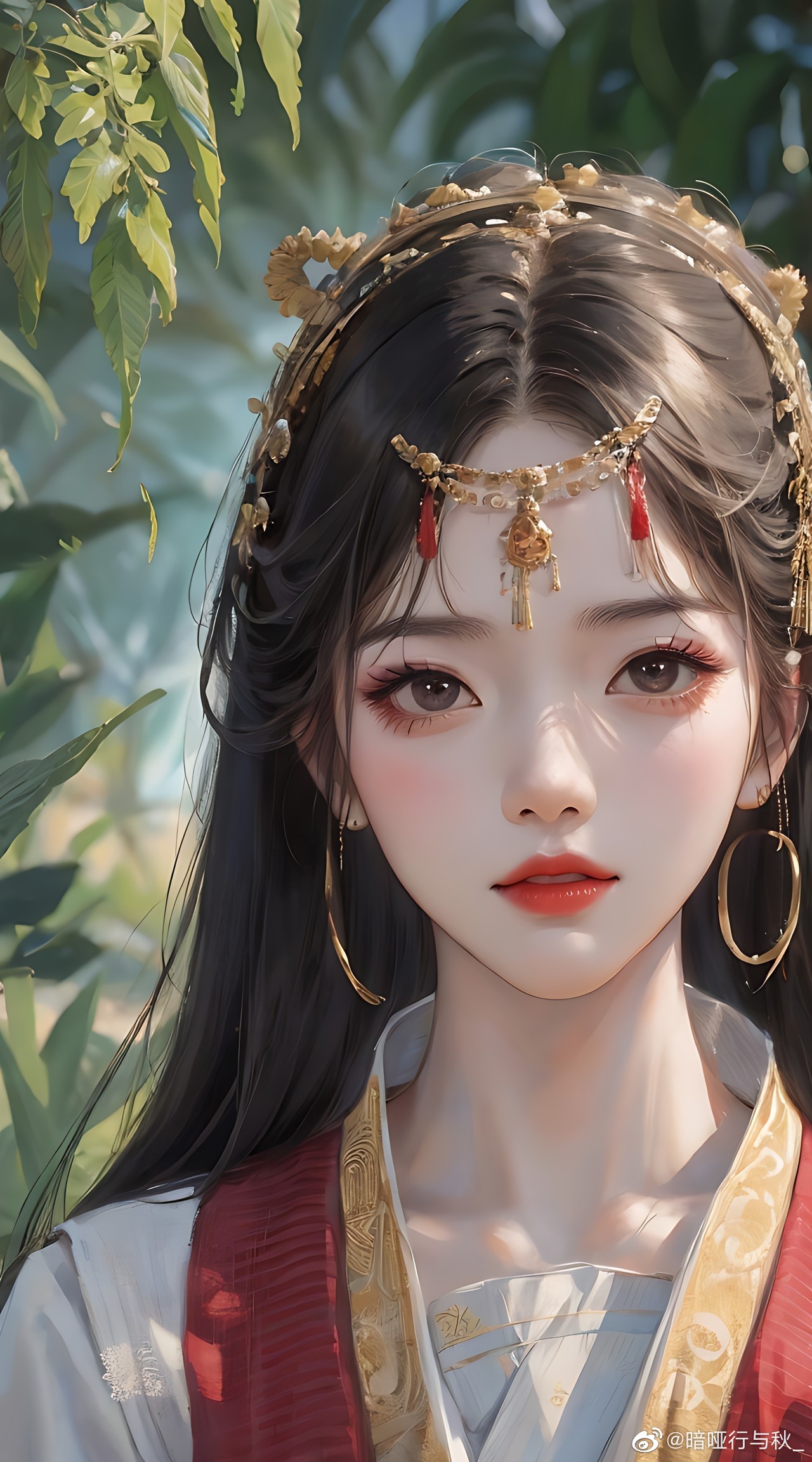 Ai绘画 国风 千秋无绝色,悦目是佳人|女生头像 032 哔哩哔哩