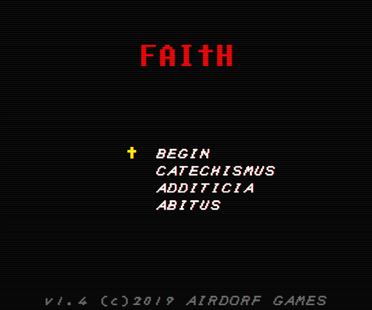 恐怖游戏【FAITH】第一章文字汉化（最终省定：‎2020年6月6日 圣经文段标注处修改） - 哔哩哔哩