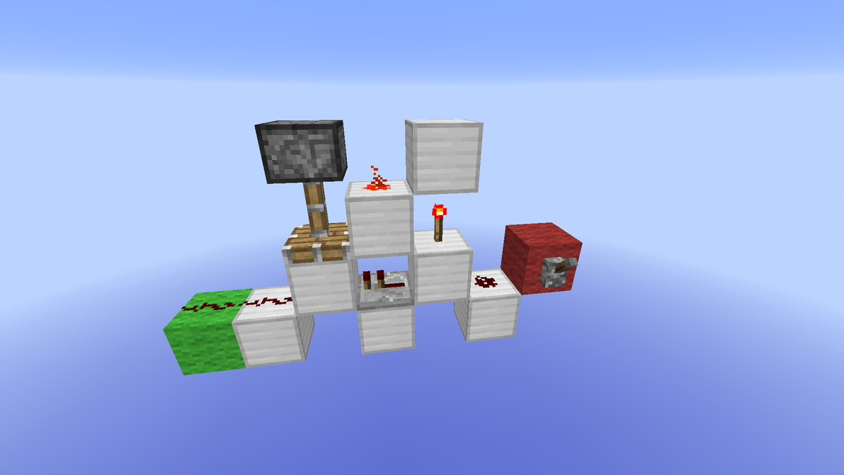 【Minecraft】【元件库】0t脉冲发生器（1） - 哔哩哔哩