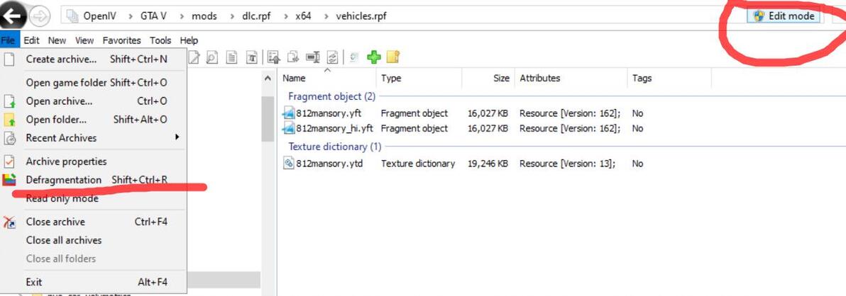 如何使用OpenIV的Defragment功能来缩减dlc.rpf文件大小 - 哔哩哔哩