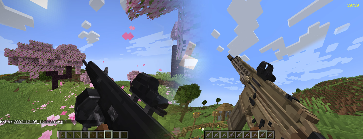 【MC资源帖】枪械模组推荐（五）：Vic's Point Blank - 哔哩哔哩