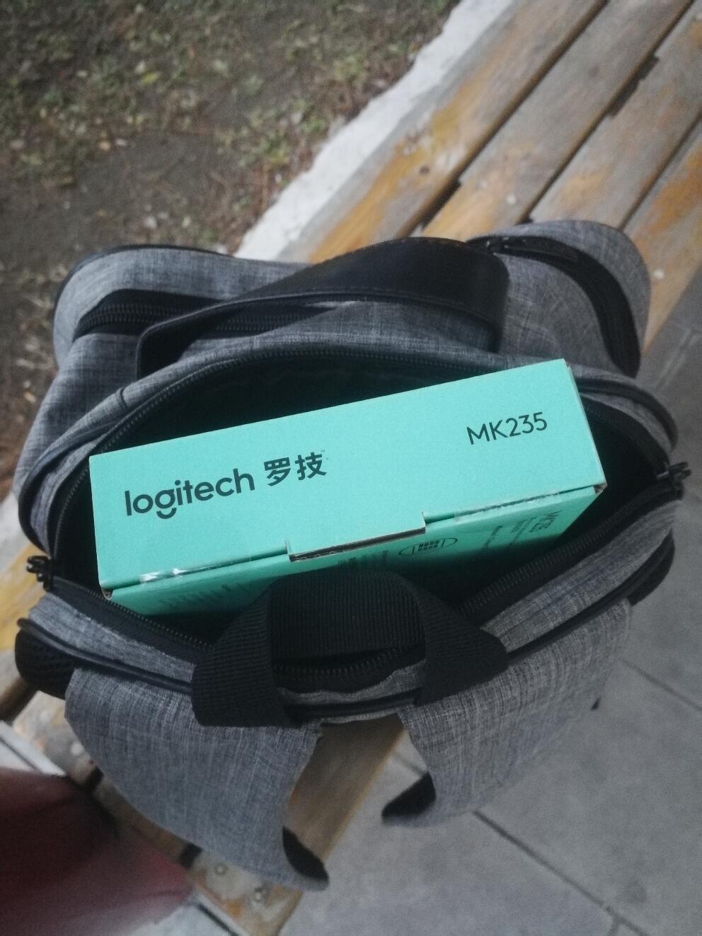 开箱罗技MK235无线键鼠套装 - 哔哩哔哩