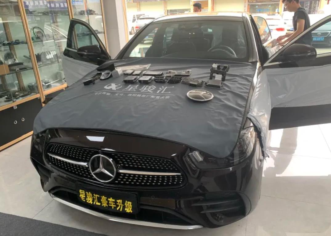 22款奔驰E300L升级23P驾驶辅助系统，安全制动安心驾驶 - 哔哩哔哩