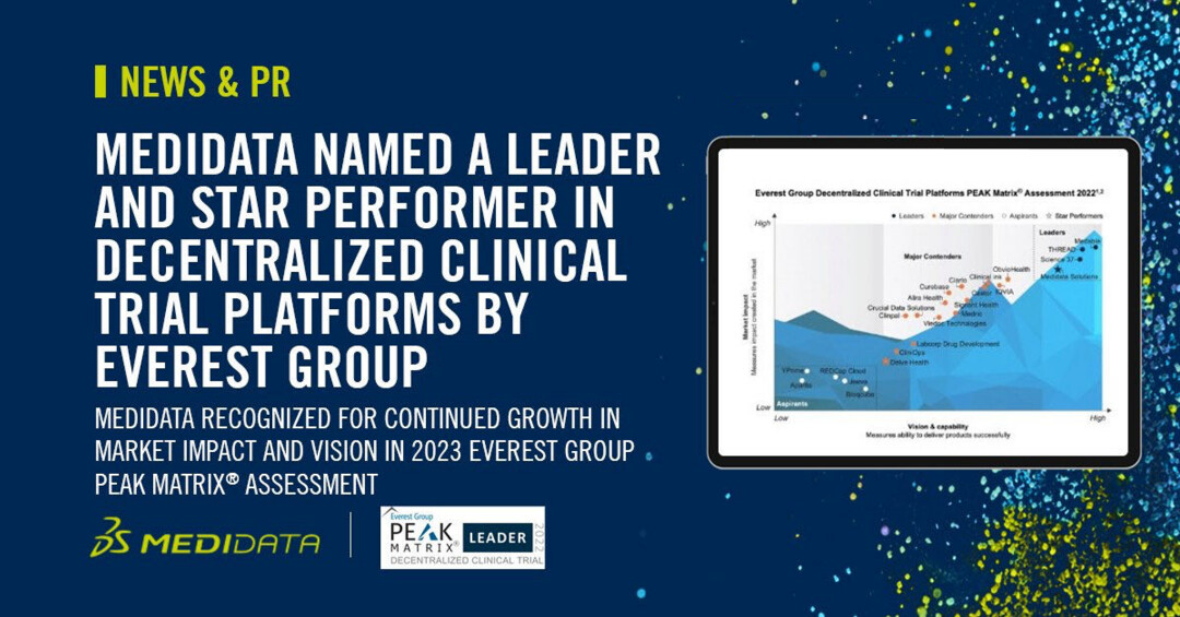 Medidata 在远程智能临床试验平台评估中获评领导者与明星企业 - 哔哩哔哩