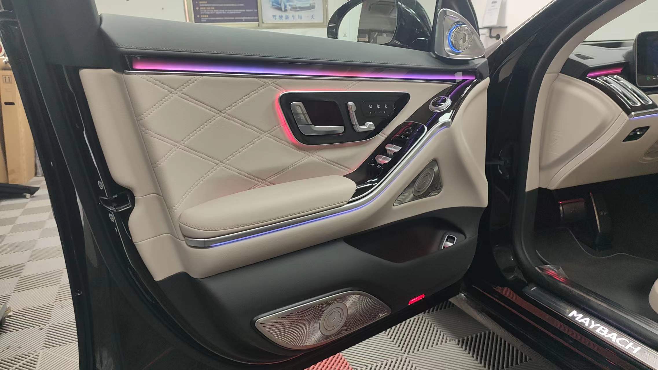 21款22款迈巴赫S480升级高端4D环绕立体声音响大柏林音响 - 哔哩哔哩