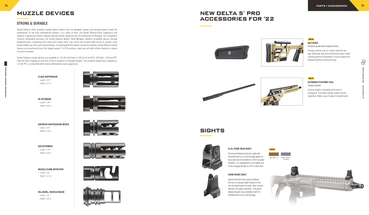 Daniel Defense (丹尼尔防御) 公司2022年度产品册 - 哔哩哔哩