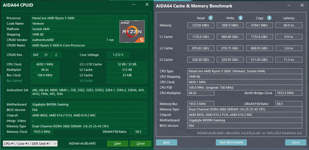 关于 AMD R5-5600 B2 一些设置 - 哔哩哔哩