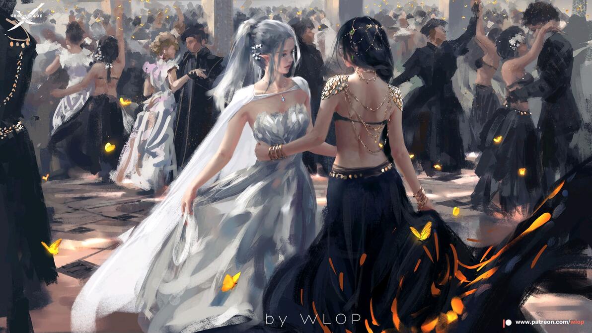 鬼刀wlop 横屏高清电脑壁纸大全100p - 哔哩哔哩