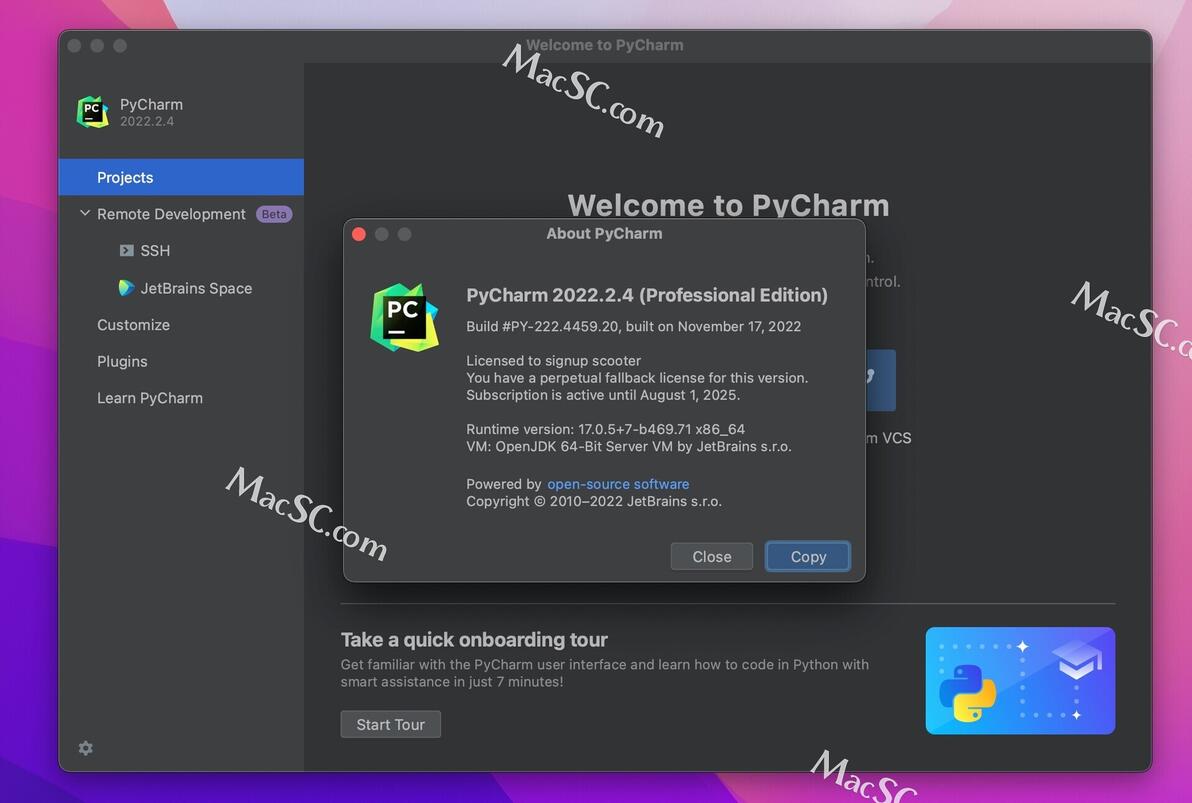 最新pycharm pro 2022 for mac(Python编辑开发)v2022.2.4中文激活版 - 哔哩哔哩
