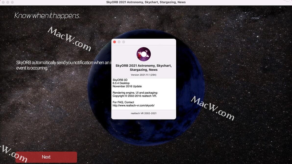 SkyORB 2021 Astronomy Mac(天空轨道2021)v2021.11.1激活版 - 哔哩哔哩