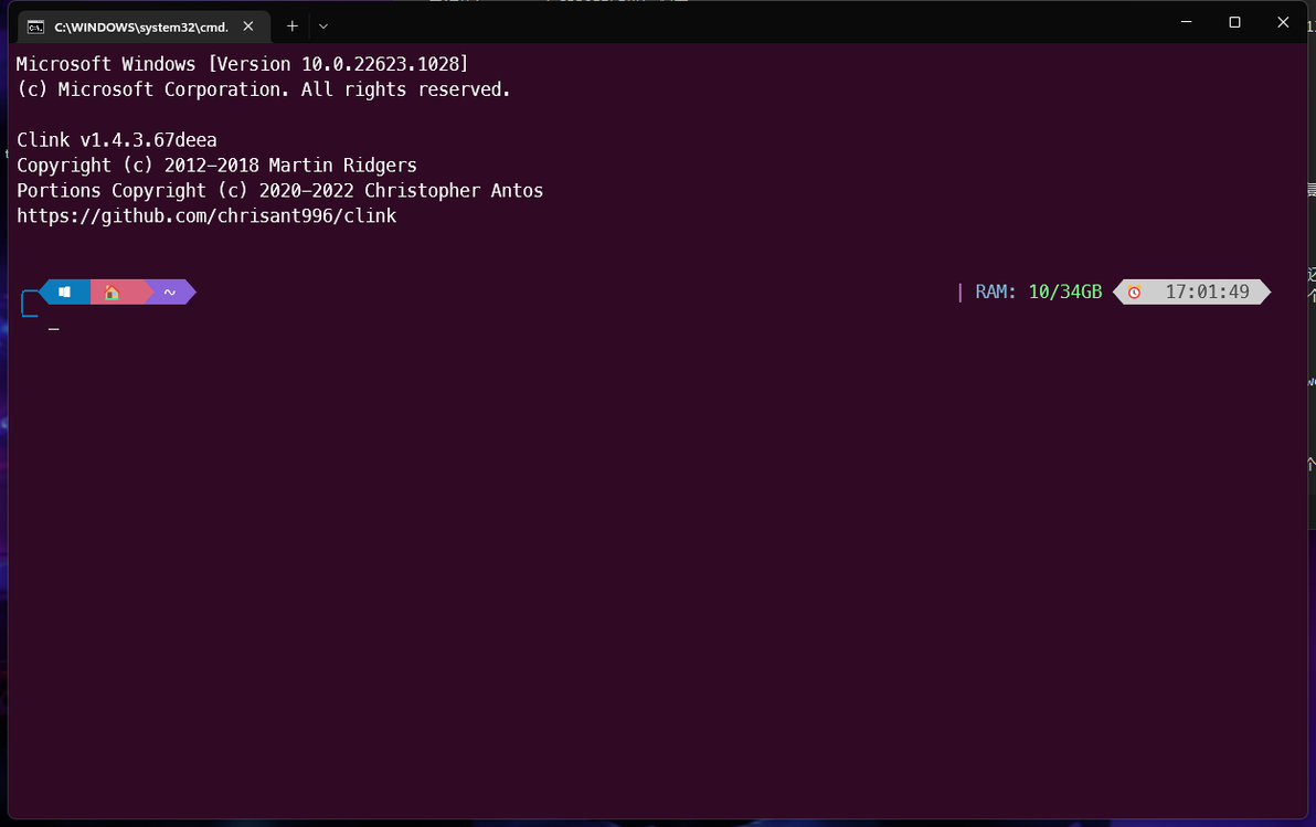 快速在Terminal上配置oh-my-posh和clink美化powershell和cmd - 哔哩哔哩