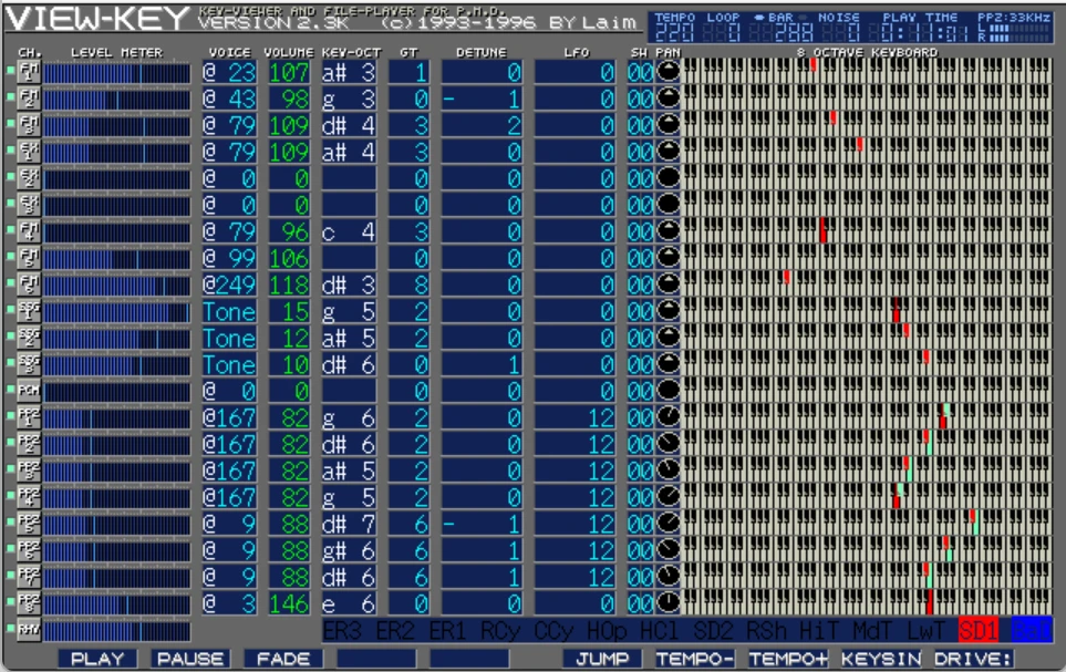 【杂谈】PC-98 PMD芯片音乐科普 & 播放器测评 - 哔哩哔哩