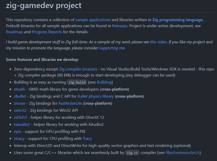 Zig GameDev学习（一）zig-gamedev简介 - 哔哩哔哩
