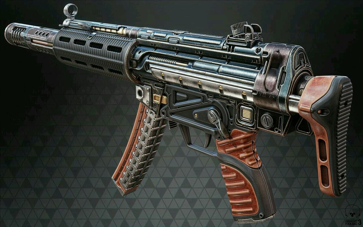 轻武器科普之H&K MP5SD冲锋枪 - 哔哩哔哩