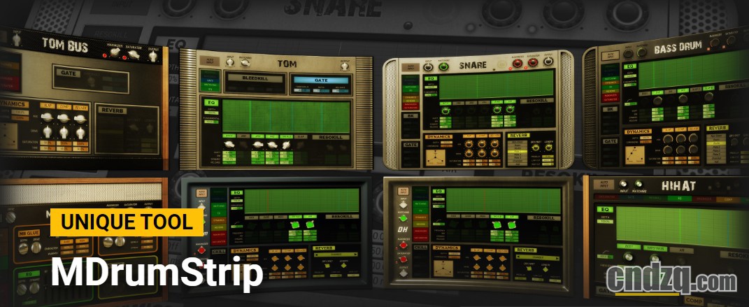 MeldaProduction发布MDrumStrip插件 ：一体化的原声鼓解决方案 - 哔哩哔哩