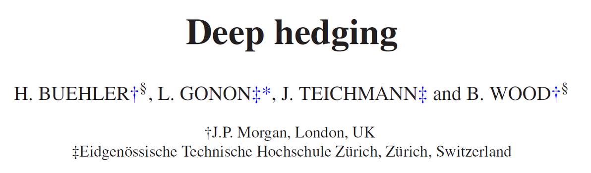 Deep Hedging:使用深度学习找到的最佳对冲策略 - 哔哩哔哩