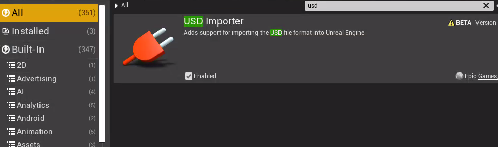 UE4 USD Importer插件使用细则 - 哔哩哔哩