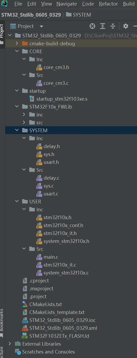 使用Clion配置STM32标准库 - 哔哩哔哩