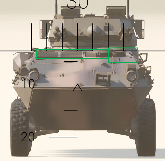 【SQUAD】针对ZBD-04A，30mm穿甲弹在100m范围上的载具弱点手册 - 哔哩哔哩