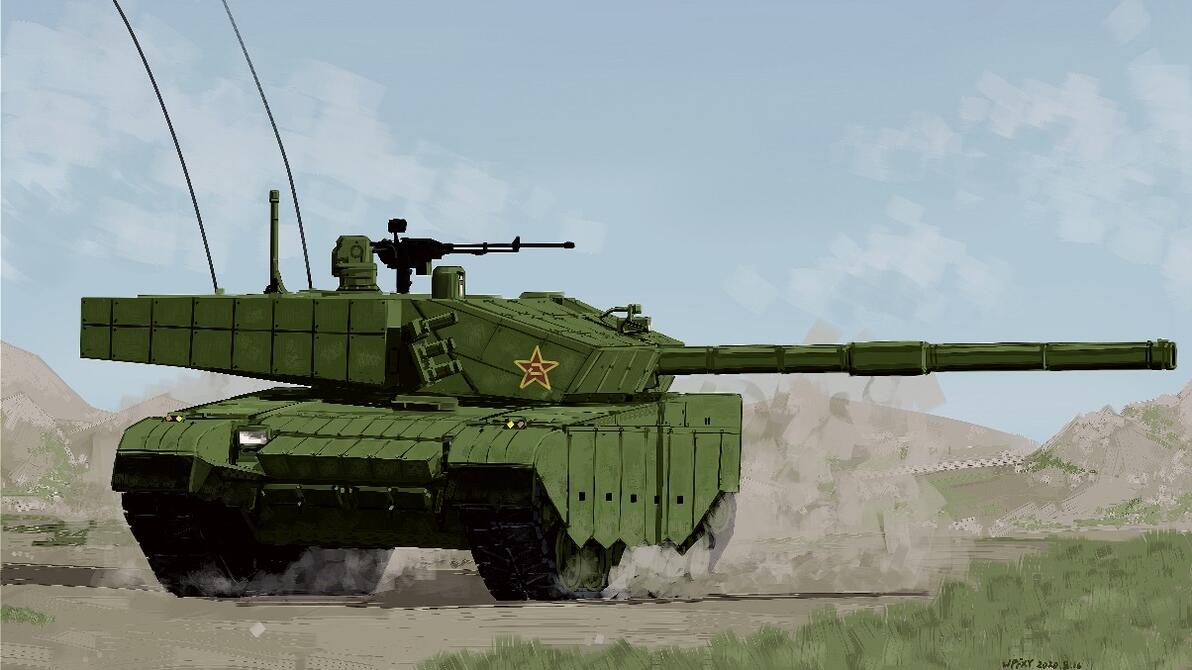 pixiv高清美图分享——99A主战坦克 - 哔哩哔哩