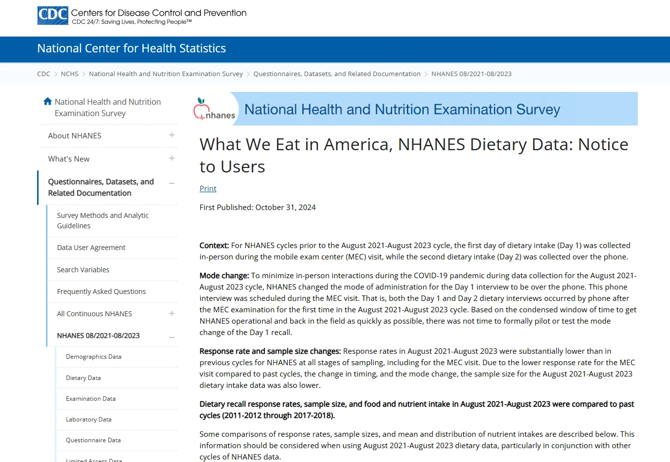 今年NHANES都更新三波了，你还停留在官网不会下载数据？ - 哔哩哔哩