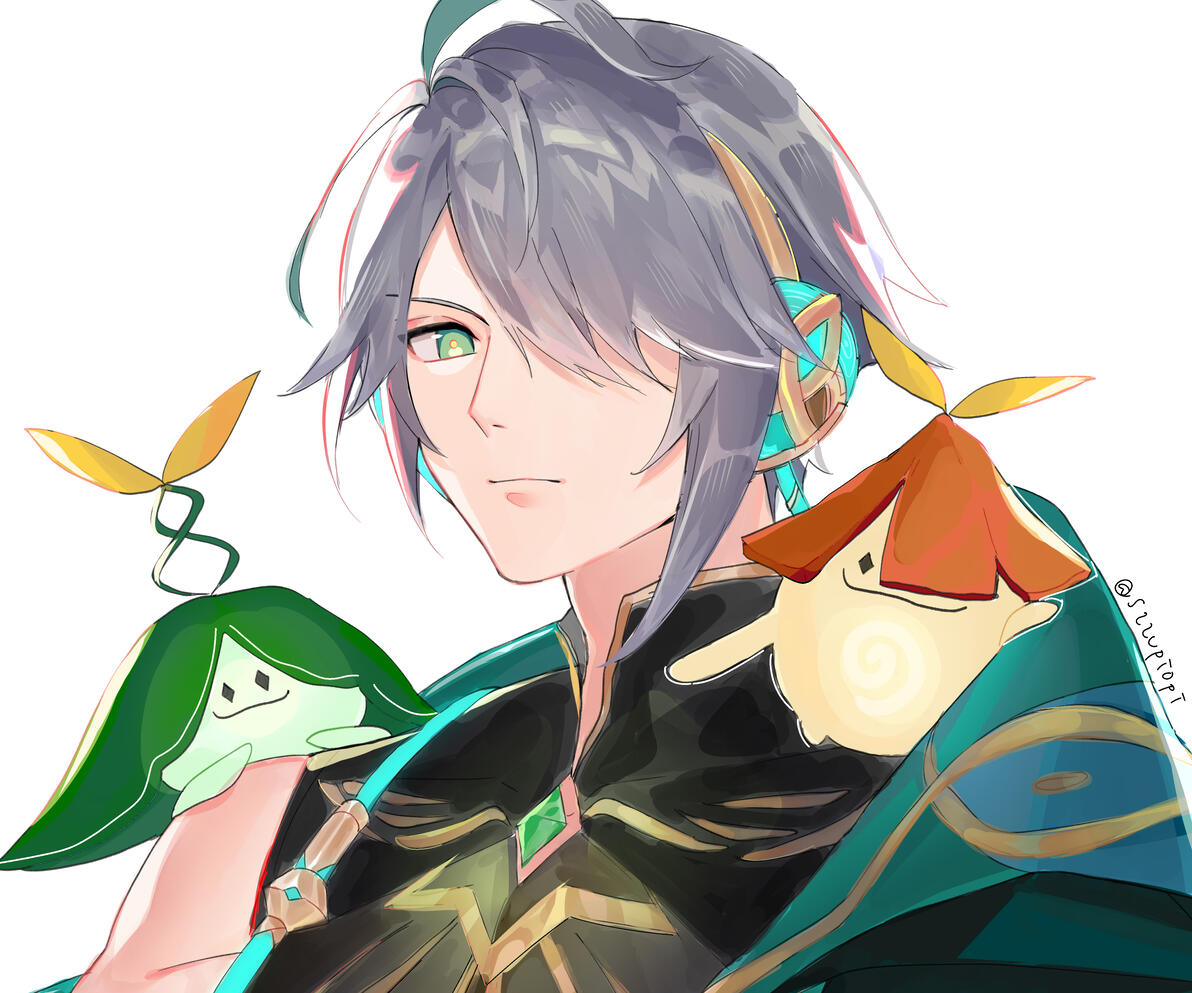 [原神壁纸] 2k壁纸—「艾尔海森：思而后行」 - 哔哩哔哩