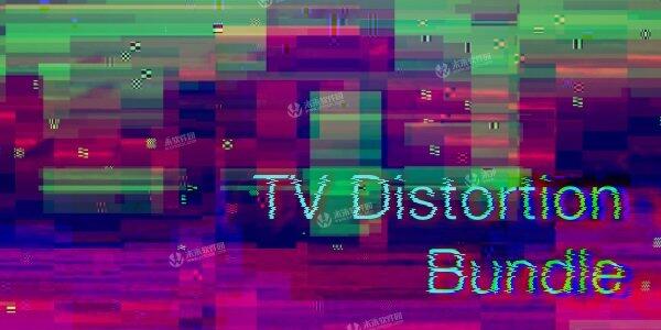 画面像素破损信号干扰失真插件TV Distortion Bundle(支持ae2021) - 哔哩哔哩