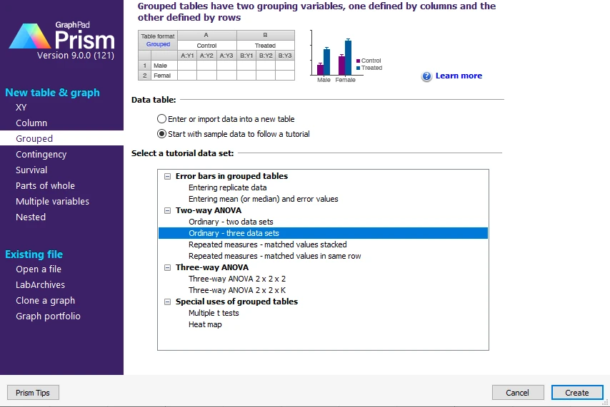 GraphPad Prism 9 | 再也不用一个个手动加 * 与 P 值了，一键自动添加 - 哔哩哔哩
