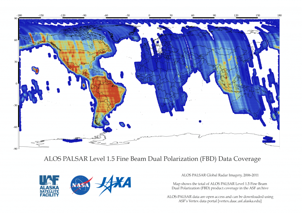 【数据共享】全球12.5mDEM数据下载（ALOS PALSAR） - 哔哩哔哩