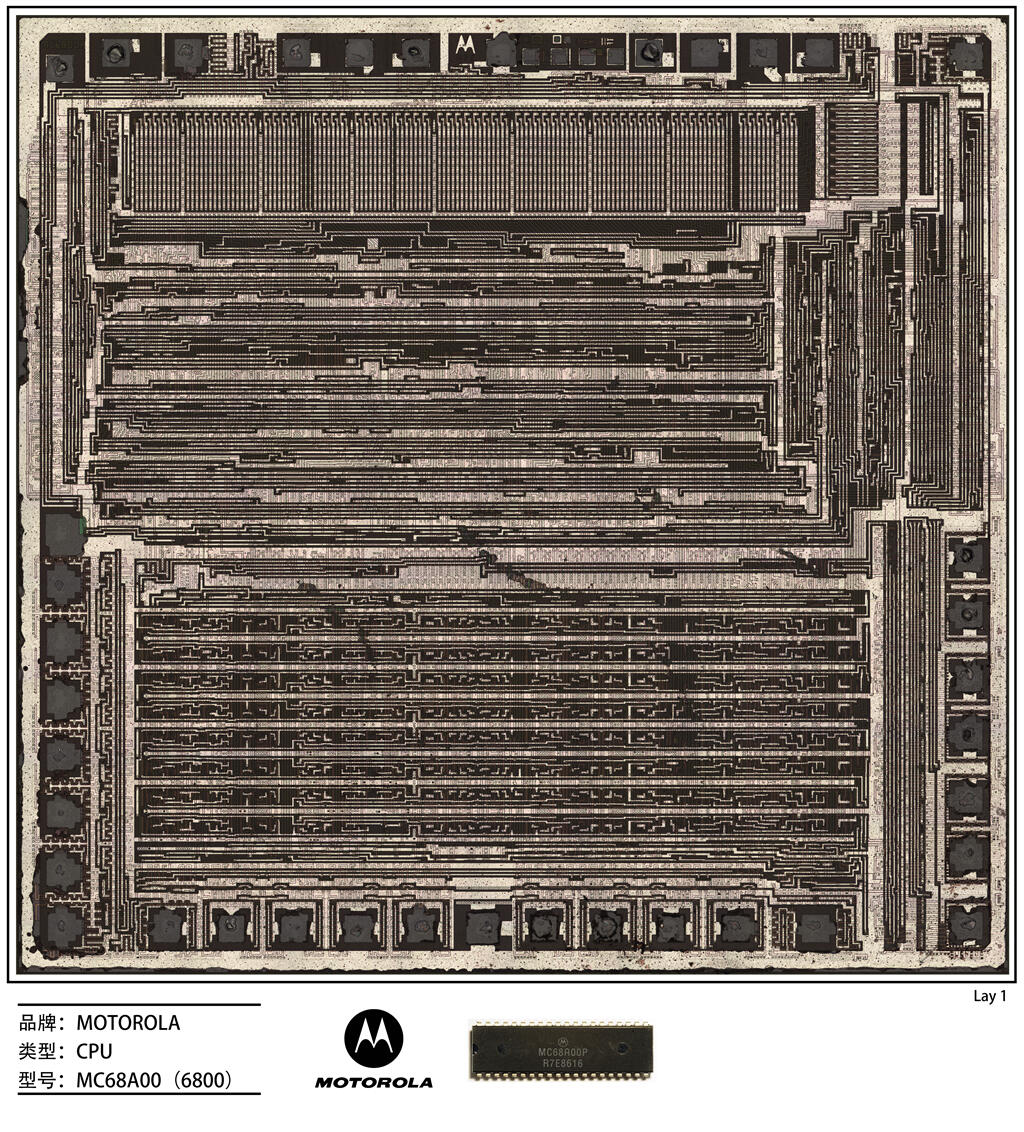 经典CPU系列之motorola MC6800 - 哔哩哔哩