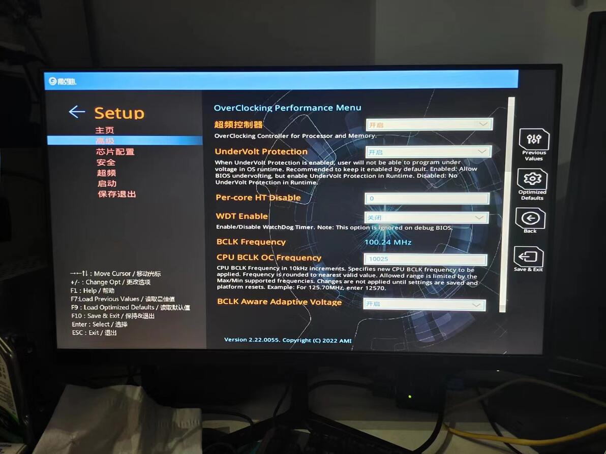 分享自己轻度魔改的影驰Z690D4 金属大师BIOS（基于官方22.10.13版）附简易超频指引 - 哔哩哔哩
