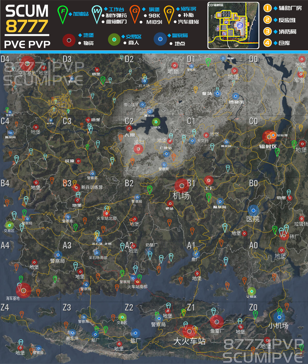 SCUM人渣 日常地图 图片版 更新于2022.12.10 - 哔哩哔哩