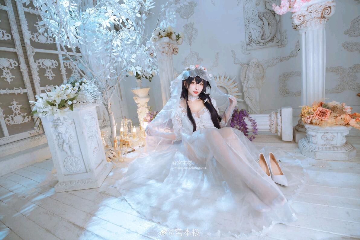 碧蓝航线吾妻花嫁COS - 哔哩哔哩