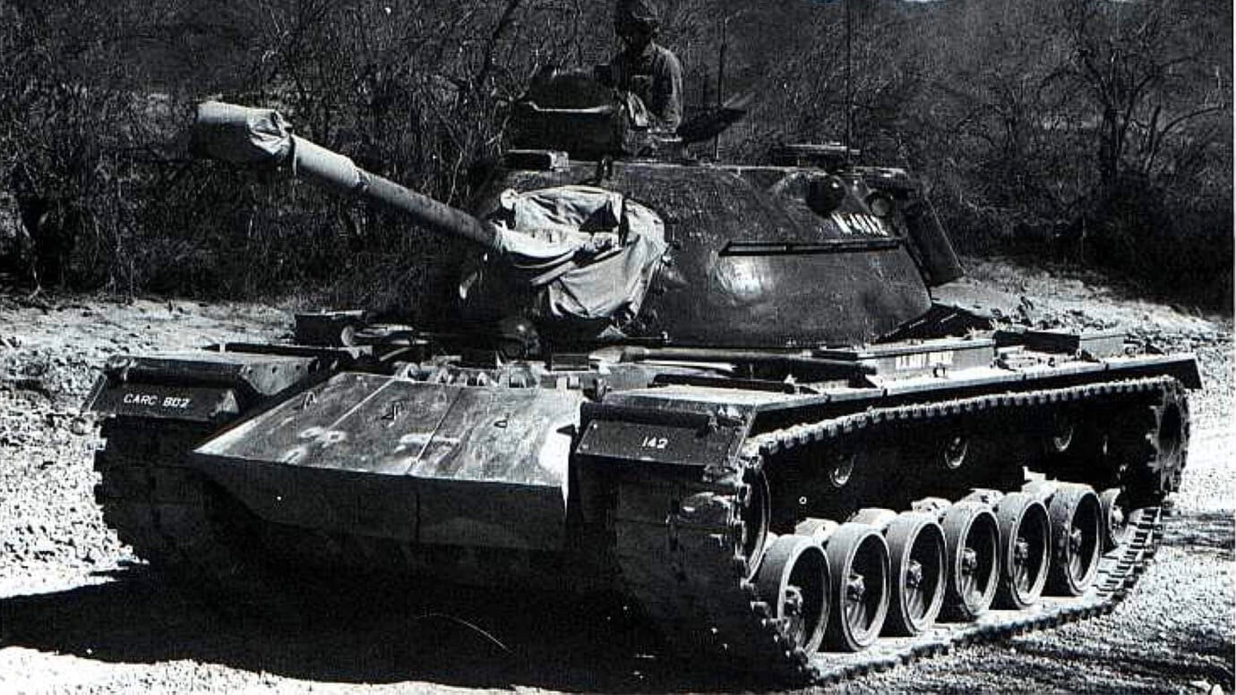 装备复合装甲的M48巴顿坦克 - 哔哩哔哩