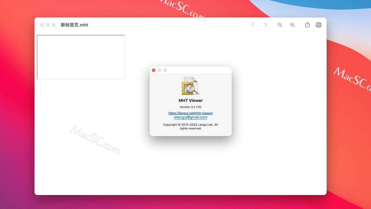MHT Viewer Mac(mht查看器) - 哔哩哔哩