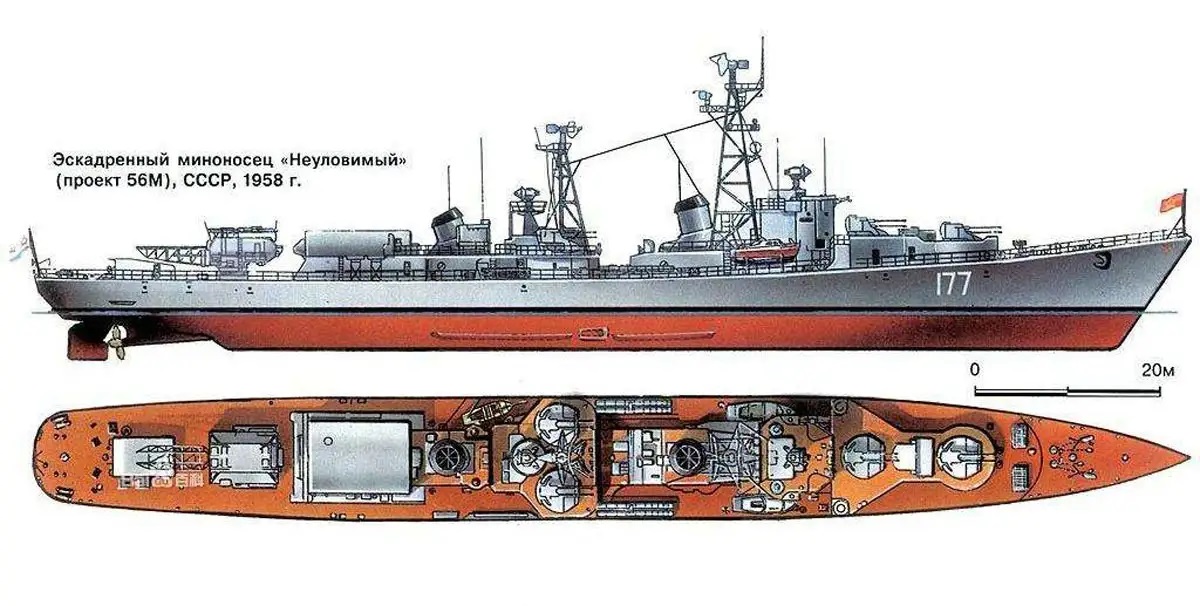 导弹时代的探索——苏联56型驱逐舰概览（上） - 哔哩哔哩