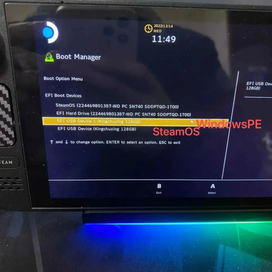 SteamDeck做固态硬盘双系统（steamOS+Win11）游戏库互通，详细图文教程 - 哔哩哔哩