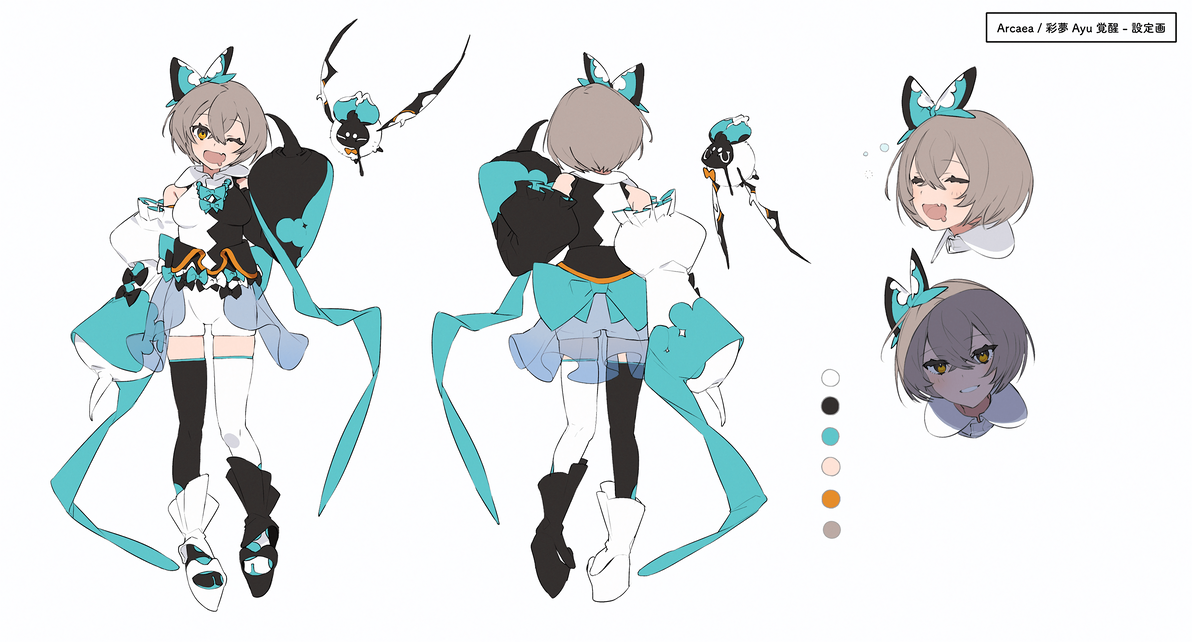 【Arcaea】官方画师公式图② 部分角色设定图 - 哔哩哔哩