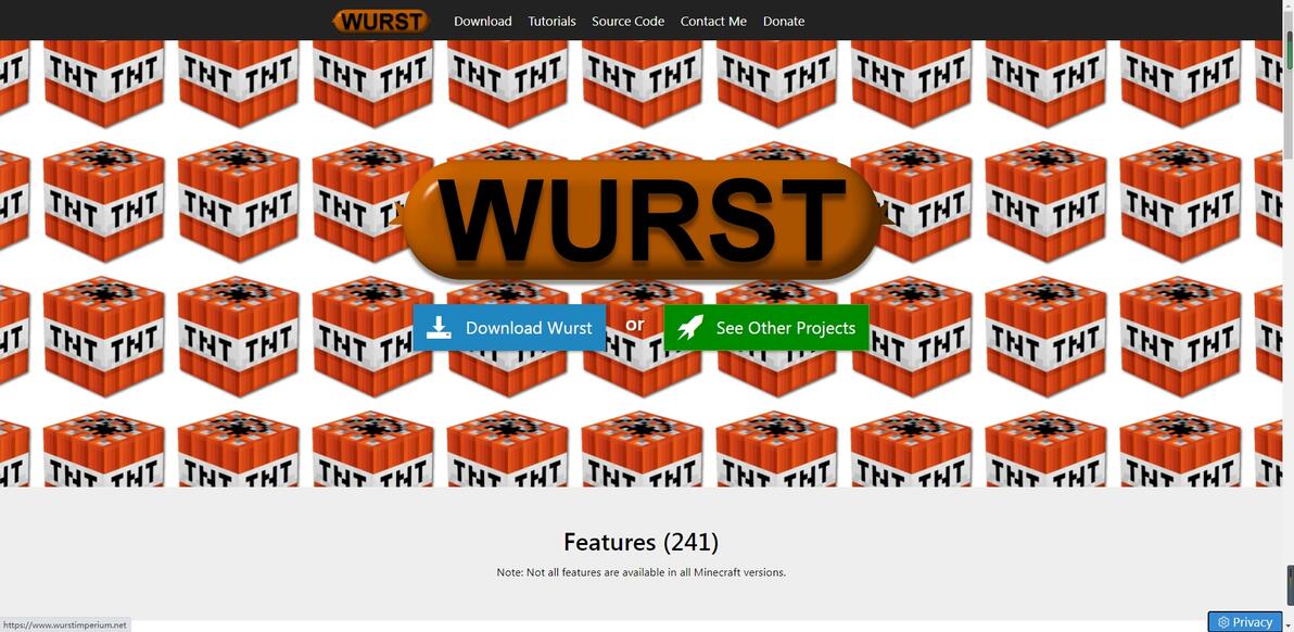 我的世界Wurst端功能翻译 - 哔哩哔哩